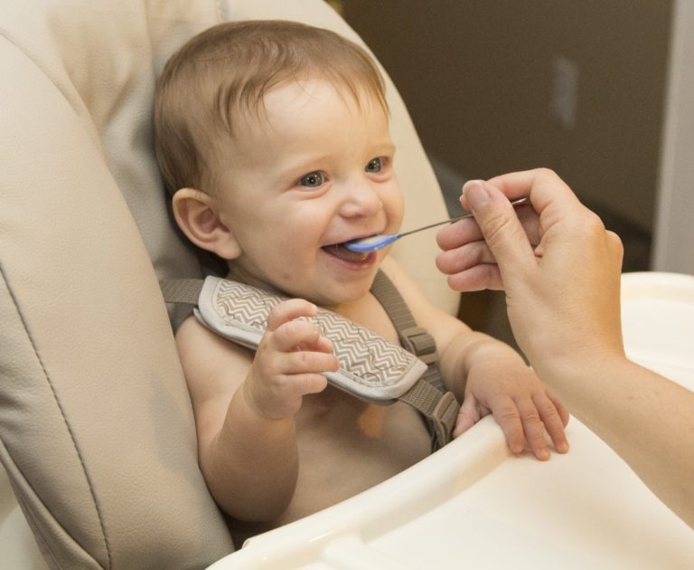 Making easy salmon recipes for baby